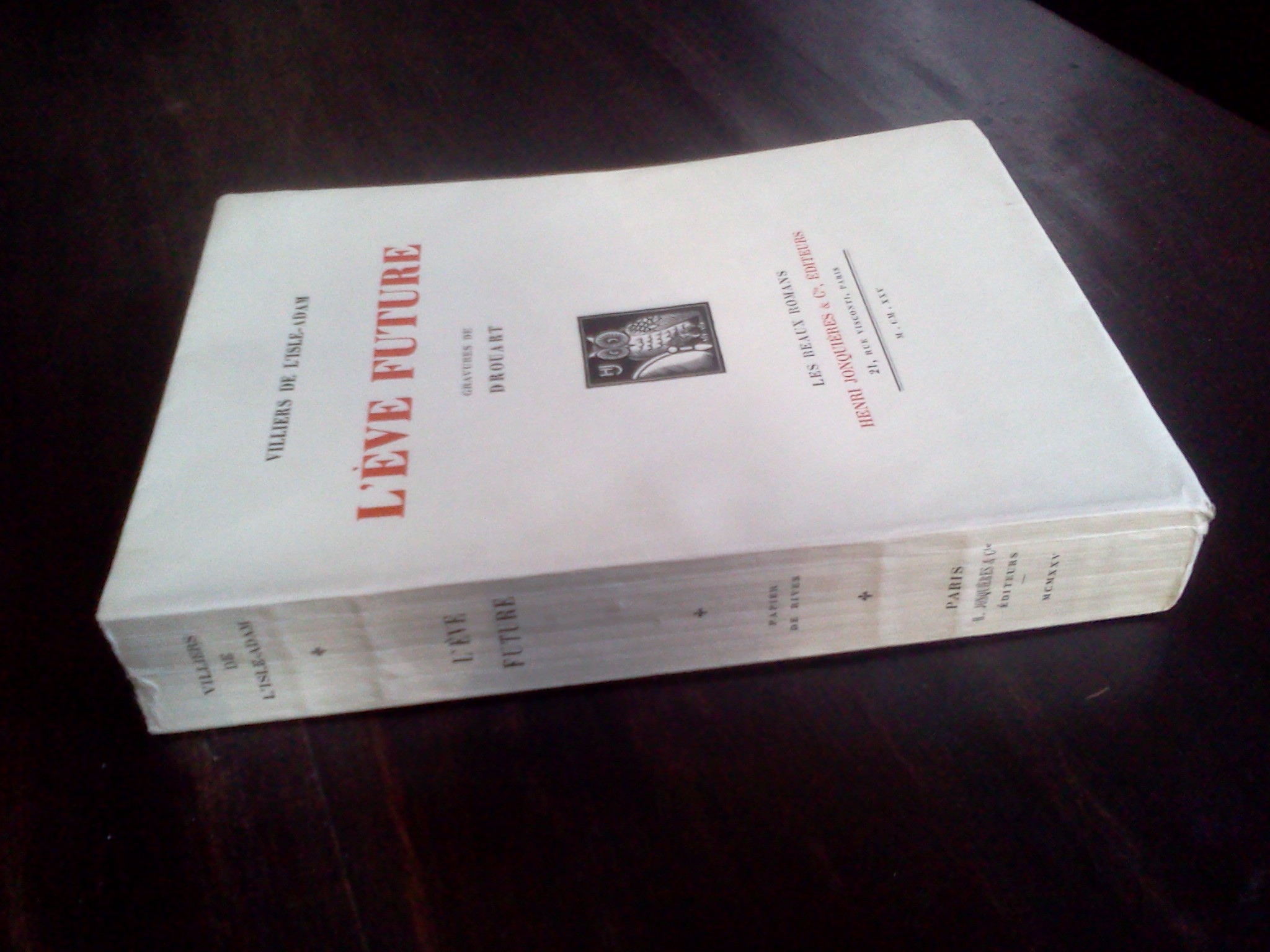 Villiers de L'Isle-Adam. Drouart (ill.) L'Eve future. Paris, Henri ...