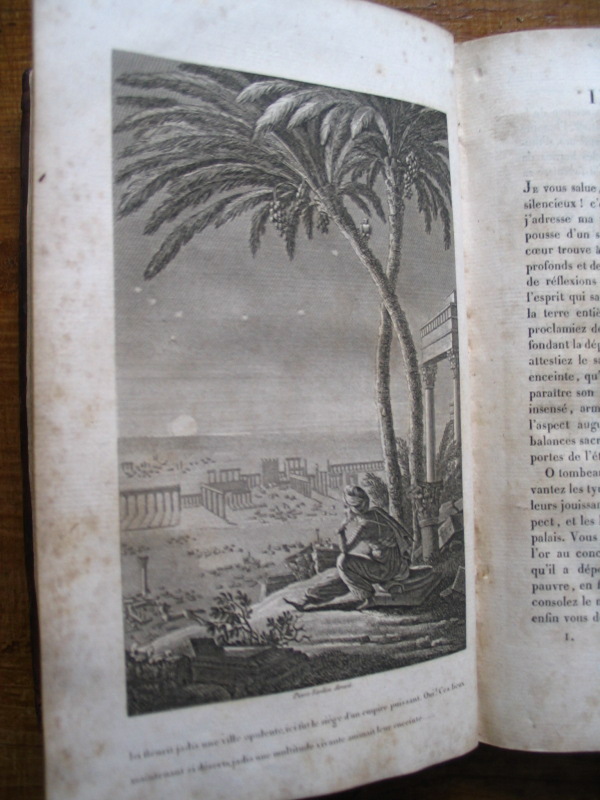 VOLNEY. Les Ruines. Paris, Bossange, 1822. Relié. Gravures et planches ...