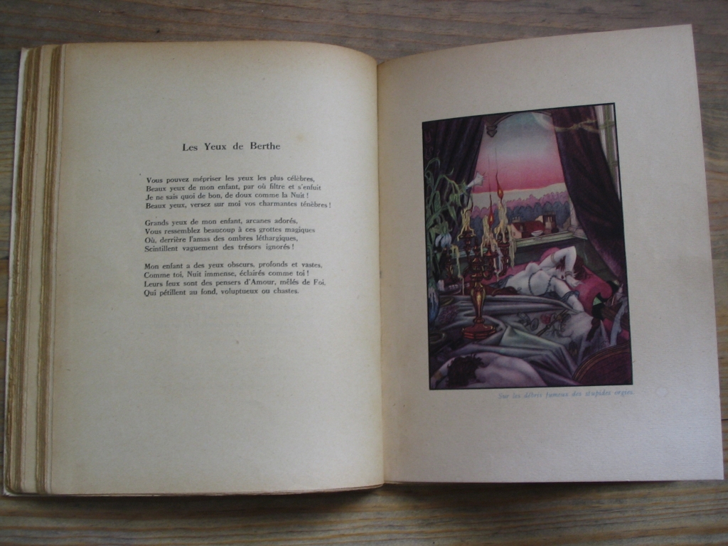 BAUDELAIRE, Charles. LABOCCETTA, Mario (illus.) Les fleurs du mal ...